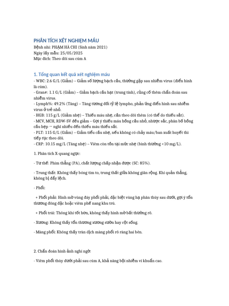 Phan_tich_xet_nghiem_PHAM_HA_CHI_2025 | PDF