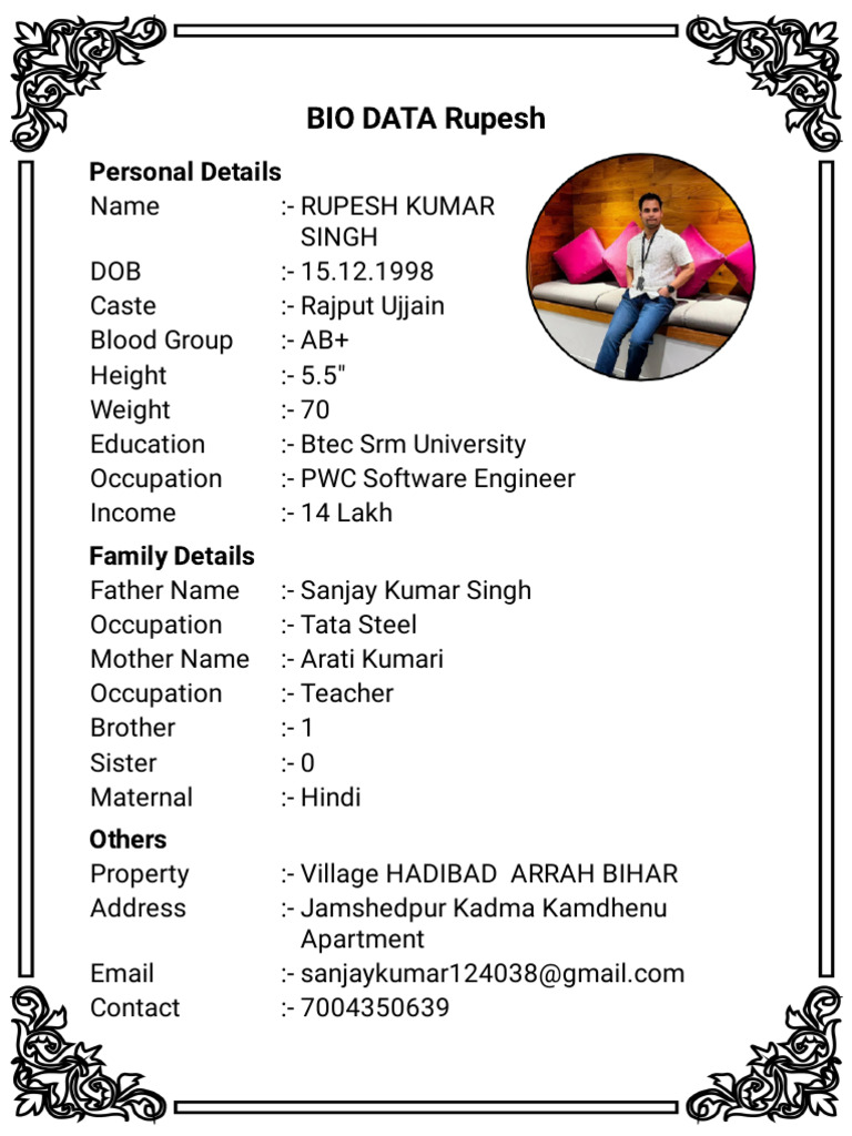 Biodata 3 | PDF