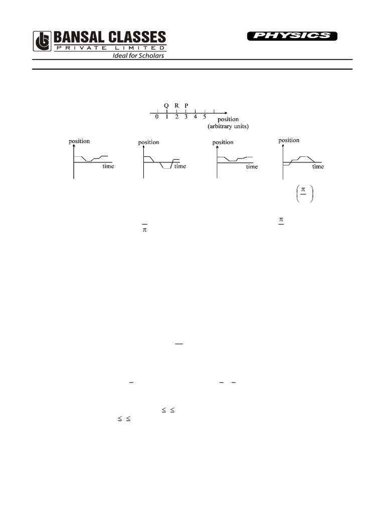 DPP (26-28) 11th Physics - Eng - Ans | PDF | Speed | Velocity