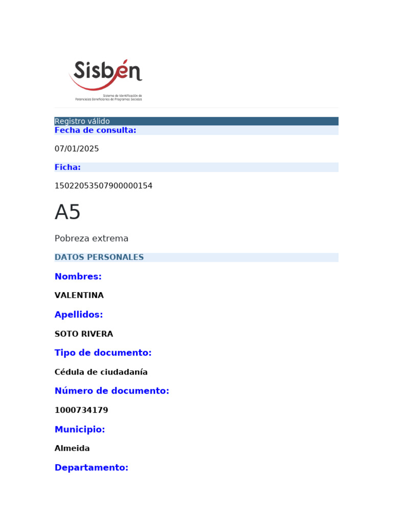 Registro Válido | PDF