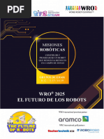 WRO Venezuela 2025: Categorías y Reglas | PDF | Robot | Robótica