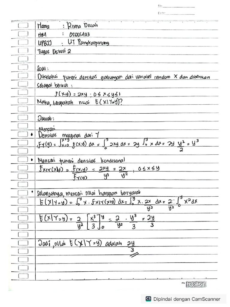 Risma Dillah - Tugas Diskusi 2 Inferensia Bayesian | PDF