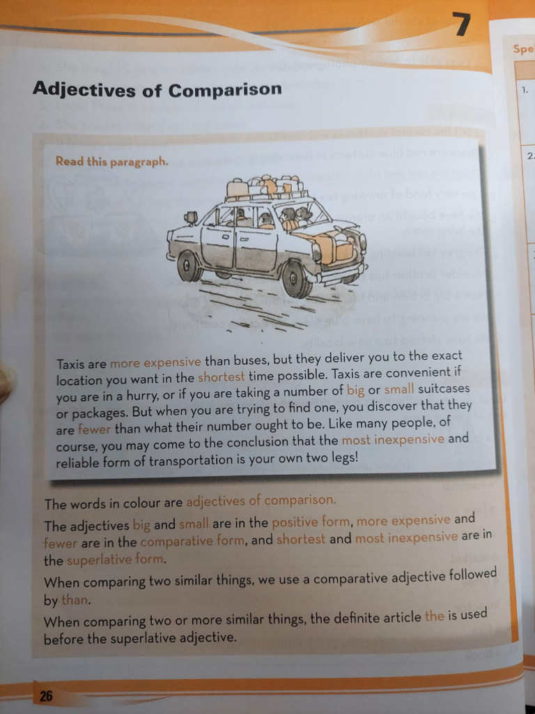 Adjectives of Comparison Guide | PDF | Adjective | Linguistics