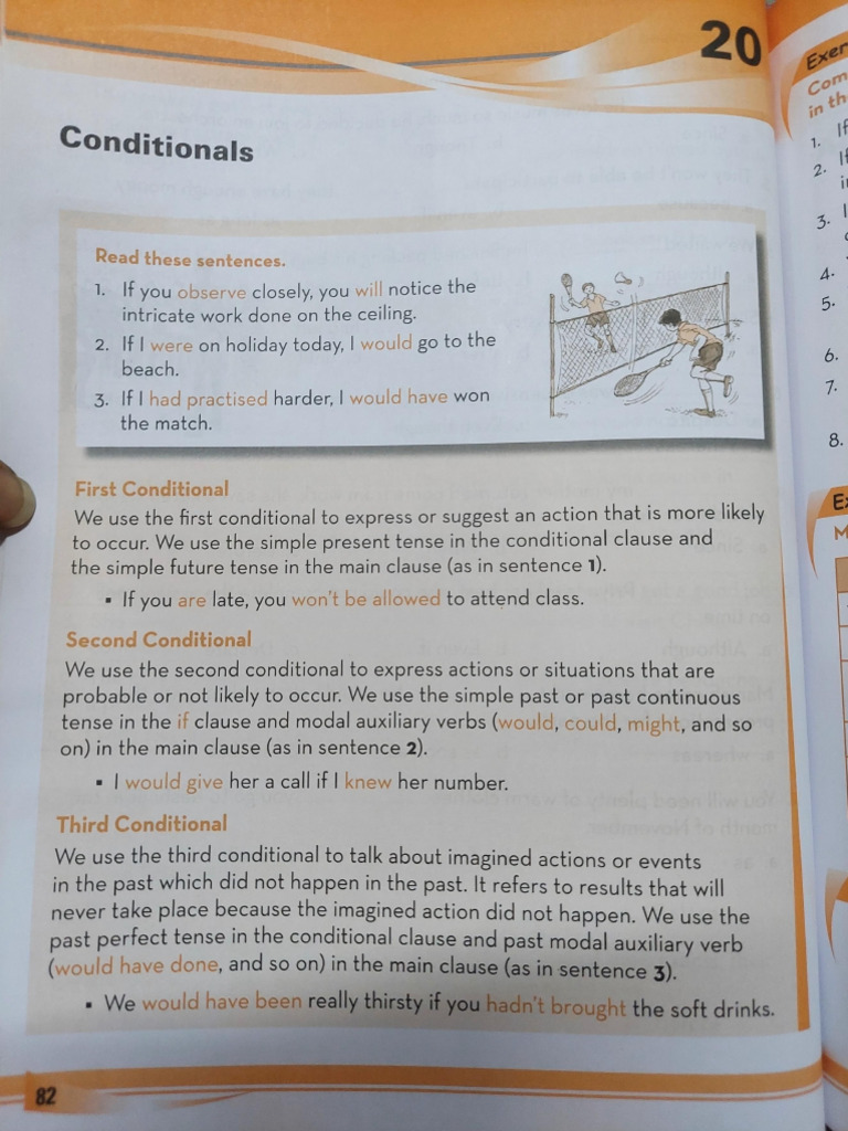 G6 English Grammar Ch20 Conditionals | PDF | Grammatical Tense | Linguistic Morphology