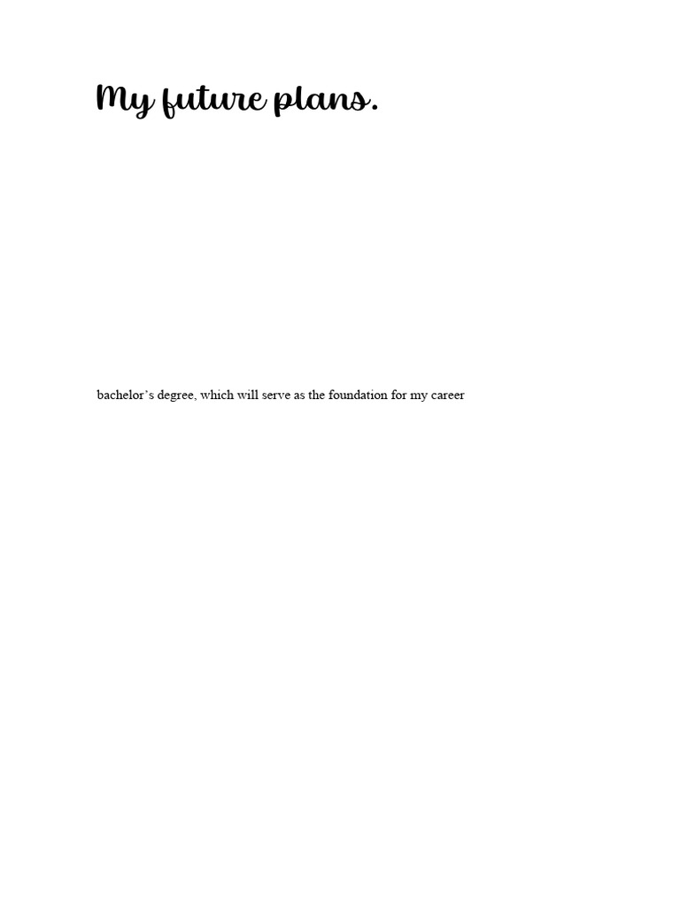Future Plans for Stability and Growth | PDF