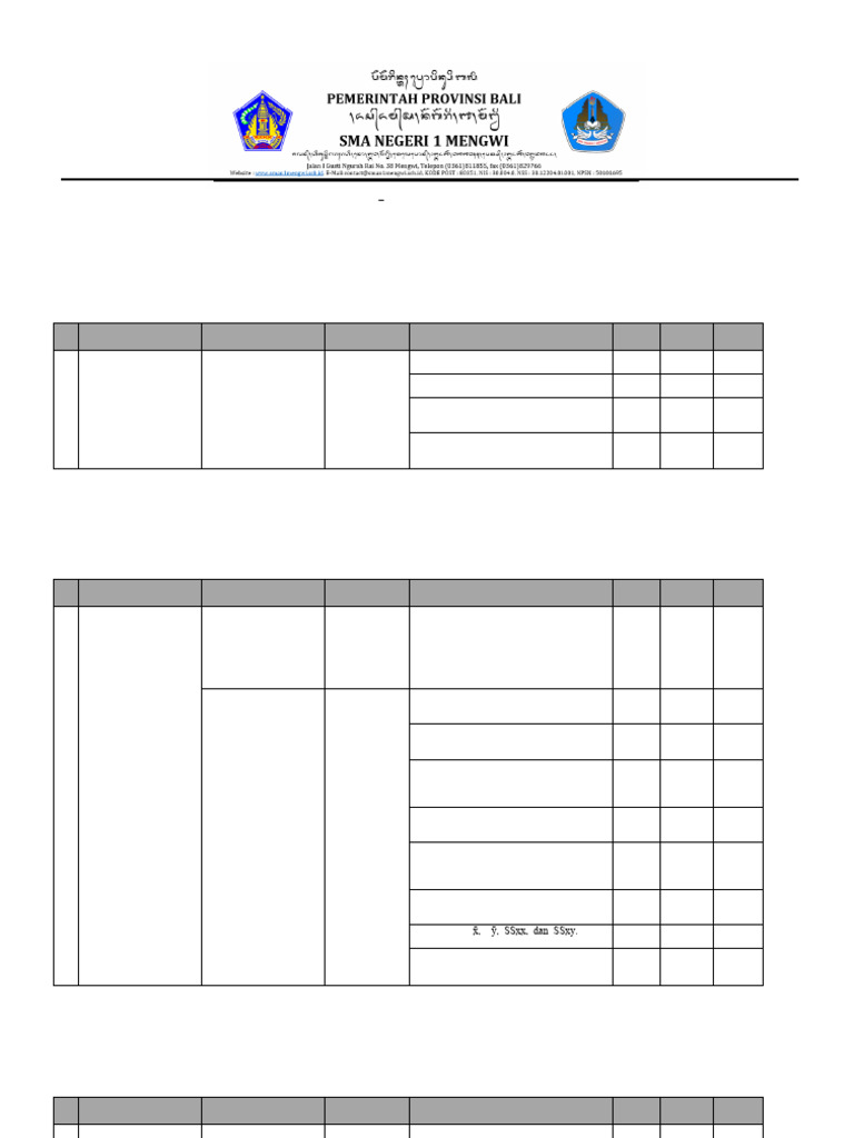 Xi Kisi-Kisi Sat 20242025 Matematika Wajib | PDF