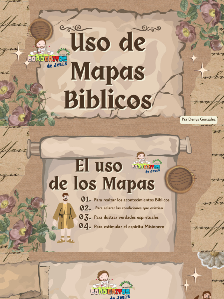 Uso de Mapas Bíblicos en la Enseñanza | PDF