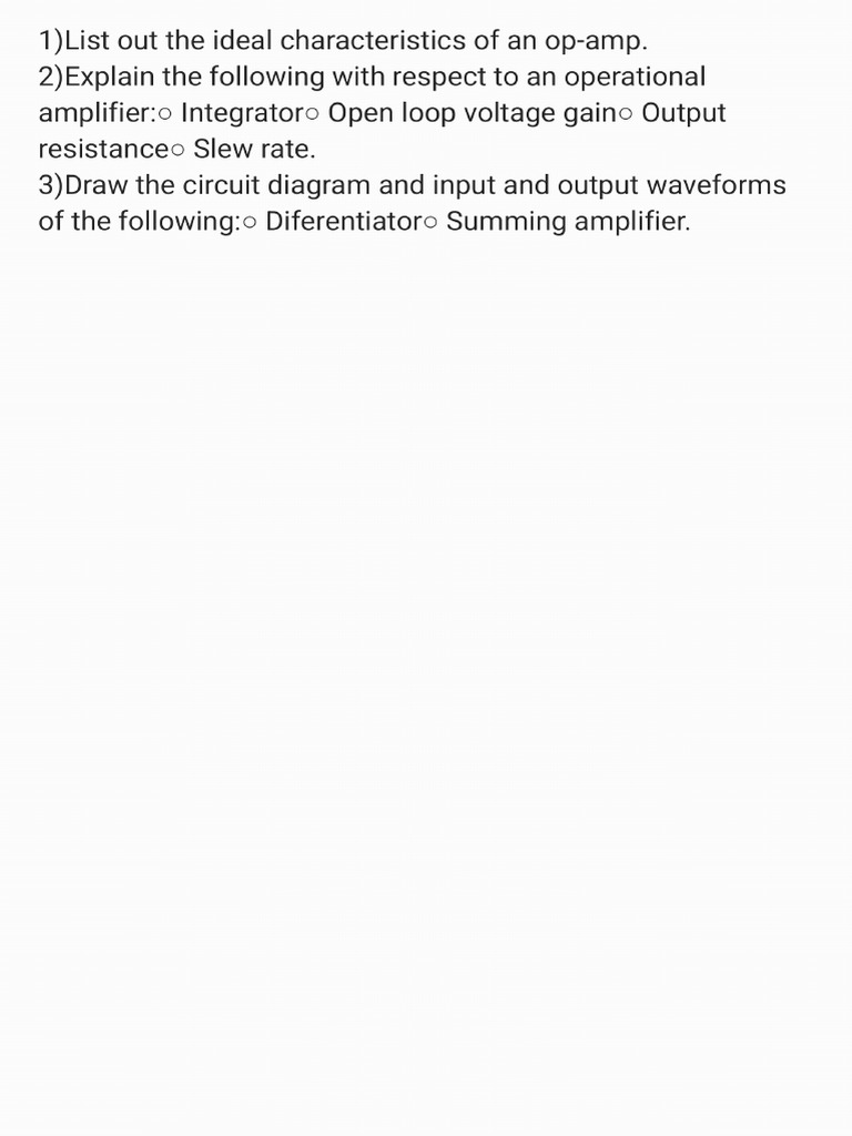 Op amp | PDF