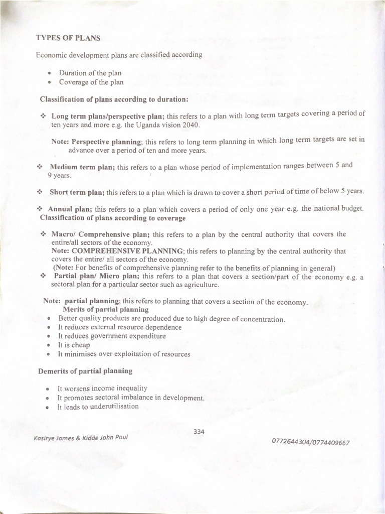 Econ Devt Planning | PDF