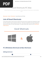 Macabacus Shortcuts Cheatsheet | PDF | Keyboard Shortcut | Computer ...