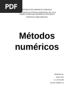 Aplicaciones e Importancia de Métodos Numéricos | PDF | Análisis numérico | Simulación