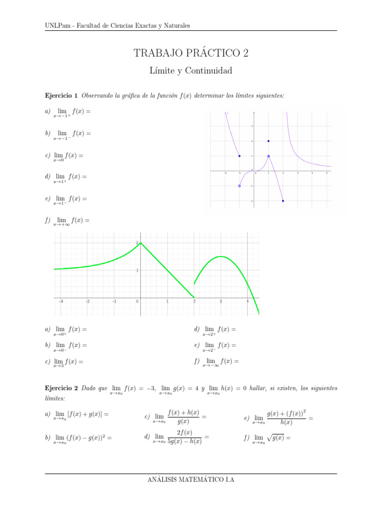 Limite y Contnuidad | PDF | Matemáticas | Análisis matemático