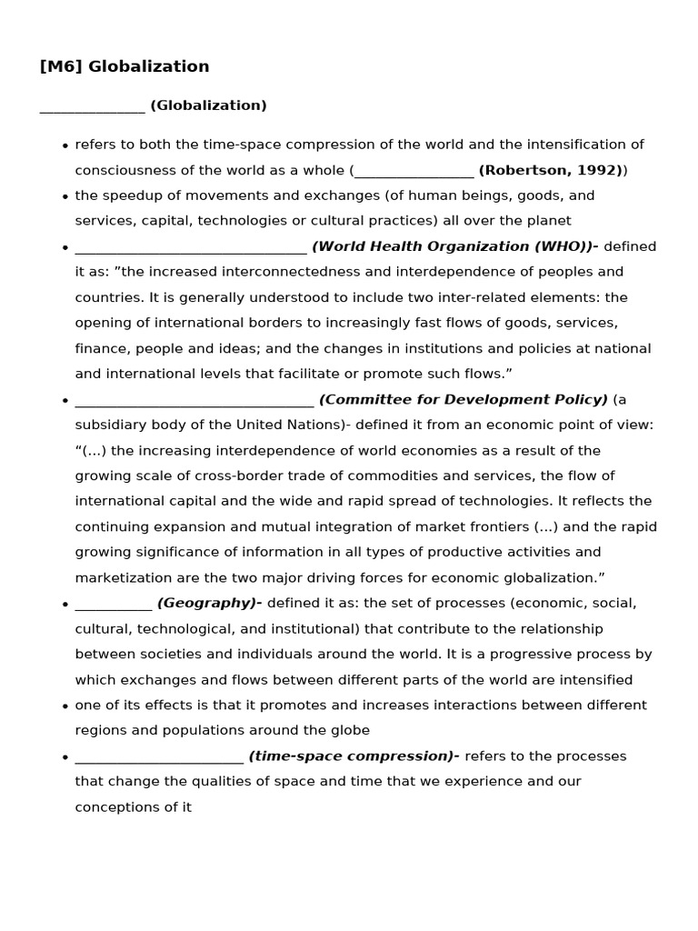 Solutions for Globalization Challenges | PDF | Globalization | Economic ...