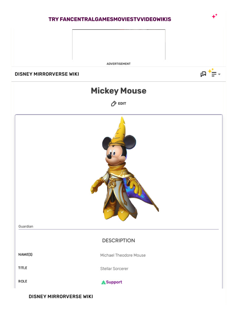 Mickey Mouse - Disney Mirrorverse Wiki - Fandom | PDF