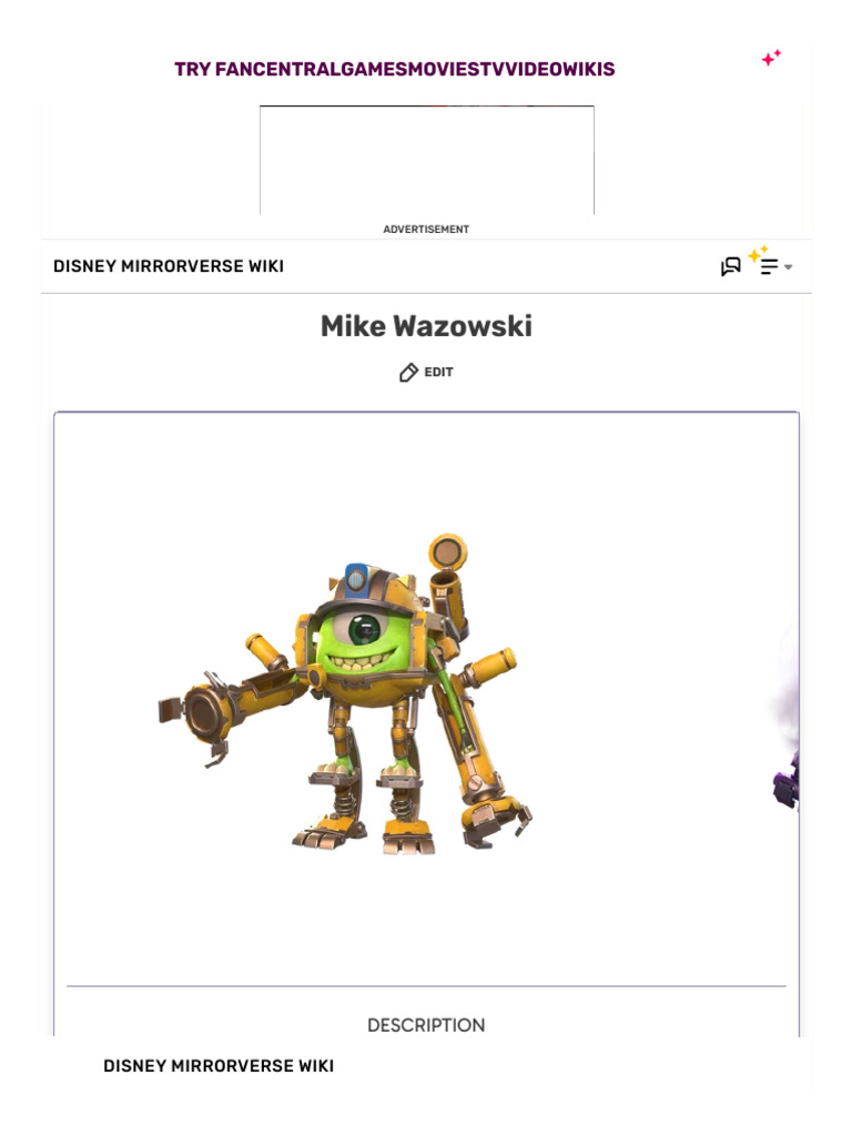 Mike Wazowski - Disney Mirrorverse Wiki - Fandom | PDF