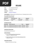 MBBS DOCTOR - Resume CV Format, CV Sample, Model, Example, BioData ...