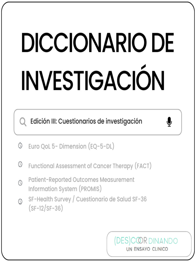 Diccionario de Investigaci N III 1727038465 | PDF