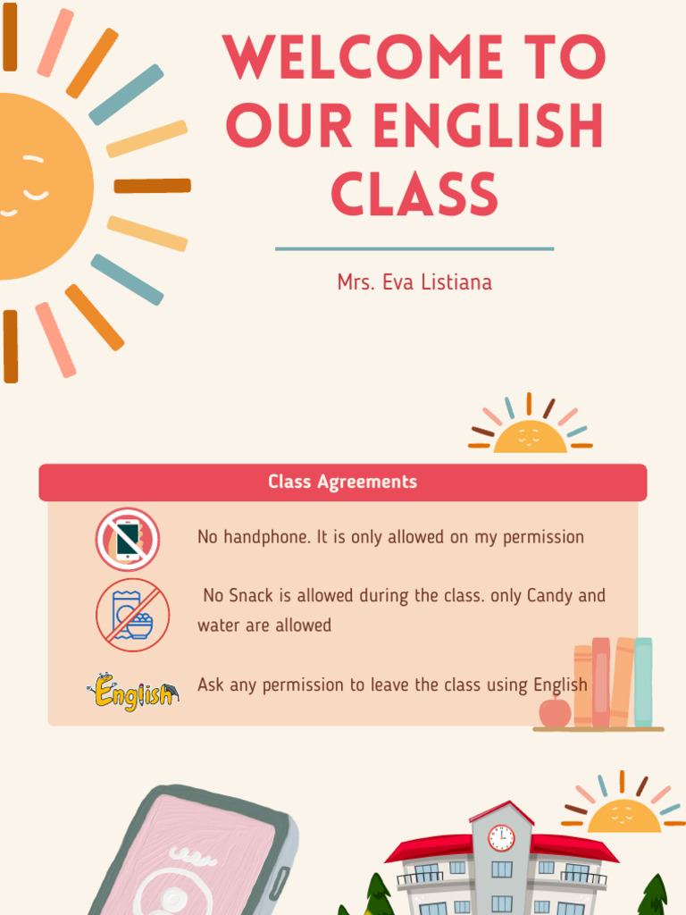 Welcome To Our English Class | PDF