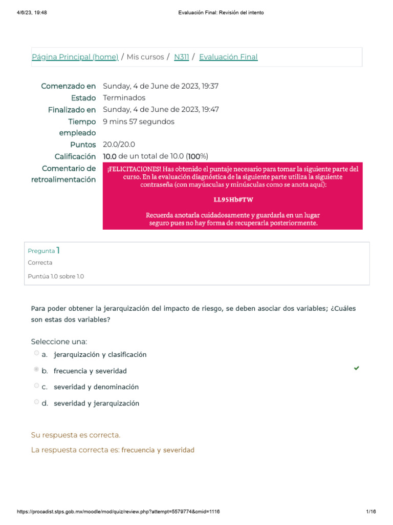 Evaluaci N Final Revisi N Del Intento PDF | PDF | Soldadura | Construcción