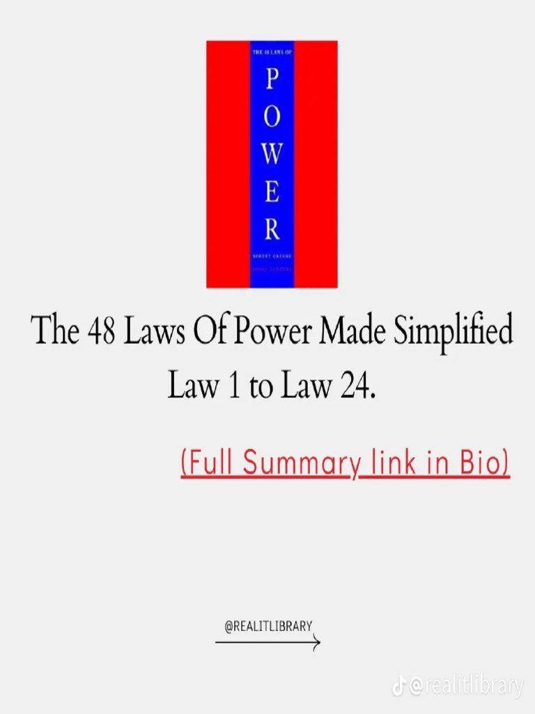 The 48 Laws of Power. | PDF