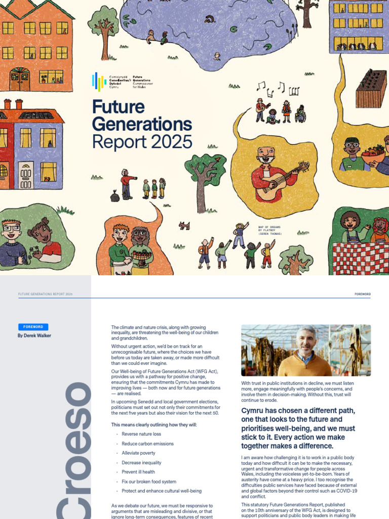 Future Generations Report 2025 | PDF | Sustainability | Sustainable ...