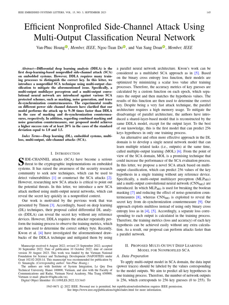 2023.08-Efficient Nonprofiled Side-Channel Attack Using Multi-Output ...