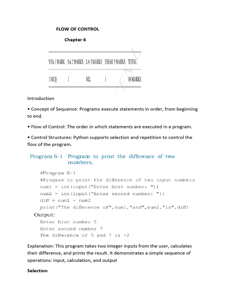 FOC Chapter 6 | PDF | Control Flow | Programming Paradigms
