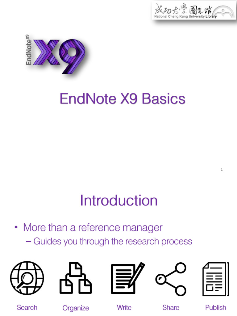 EndNote X9 Win Eng | PDF