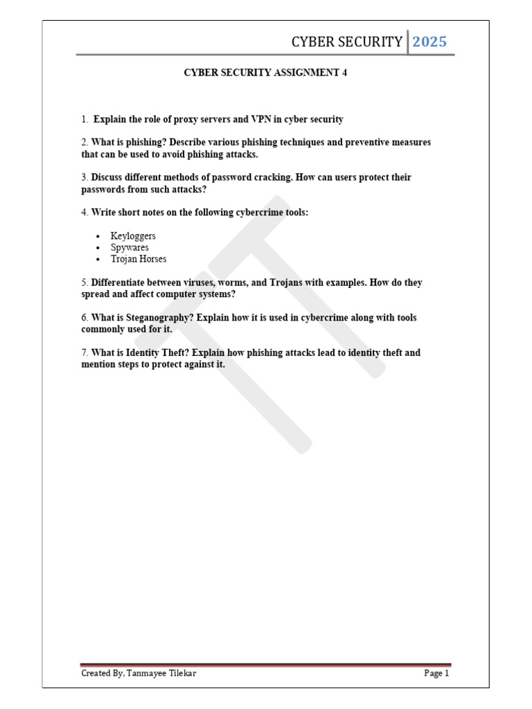 CS Assignment 4 | PDF