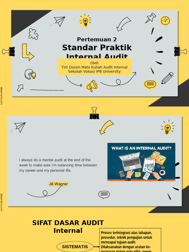 Standar Praktik Audit Internal IPB | PDF