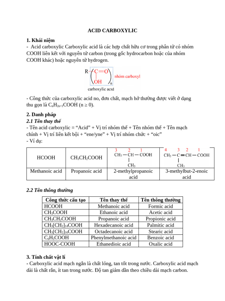 Acid Carboxylic | PDF