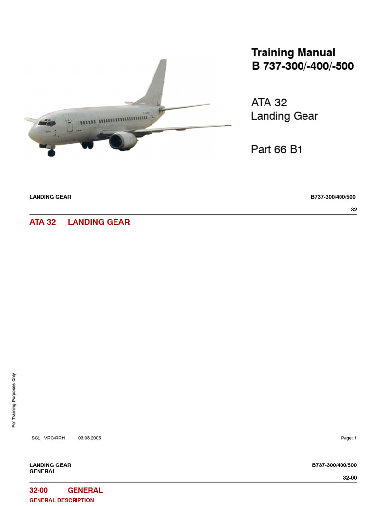 11 - B737-3 32 Jar B1 e (Feb2004 CMP) | PDF | Landing Gear | Anti Lock ...
