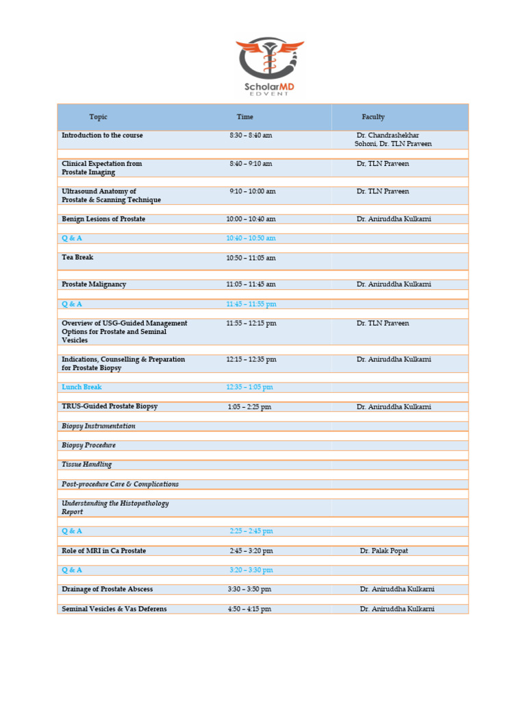 Prostate Ultrasound Training Overview | PDF