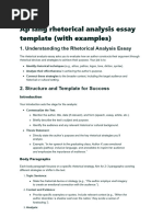 AP English Language Argumentative Essay Template (With Examples) | PDF ...
