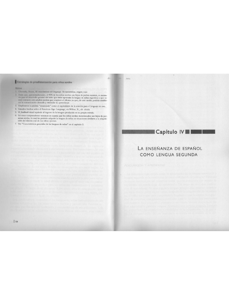 MACCHI La Ensenanza Del Espanol Como Segunda Lengua | PDF