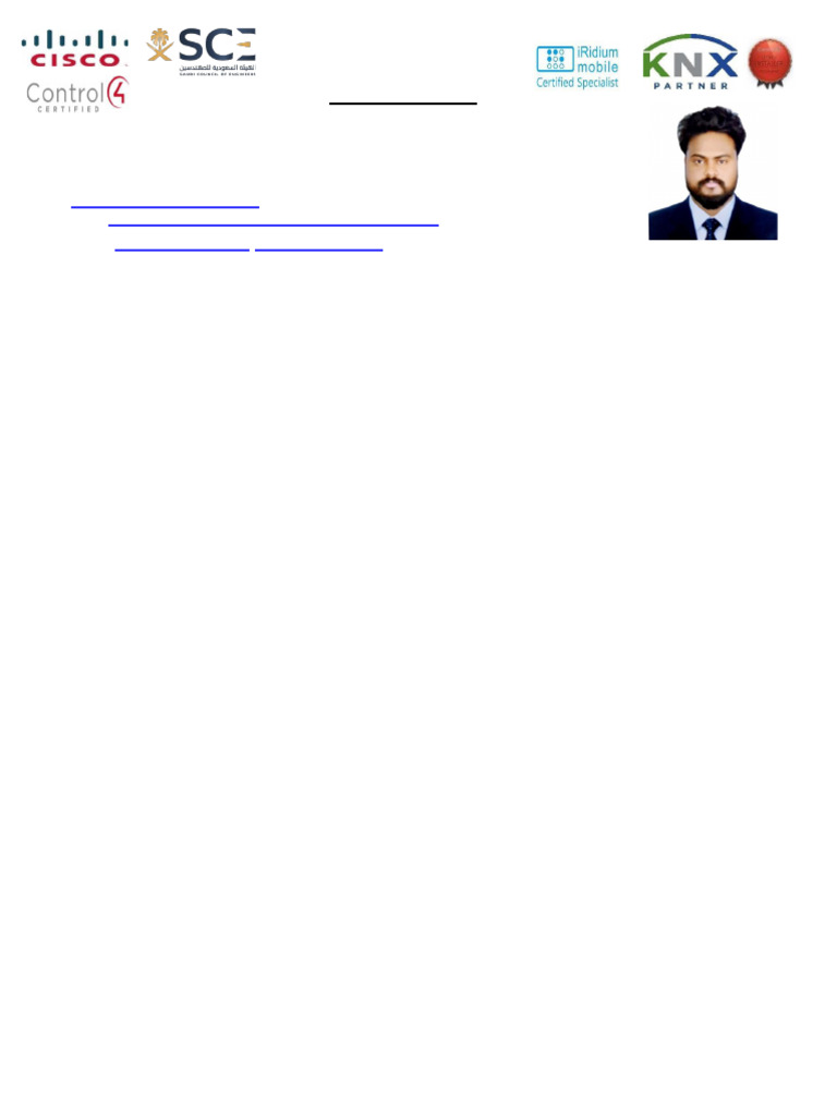 ELV Engineer CV: Networking & Automation | PDF | Computer Network ...