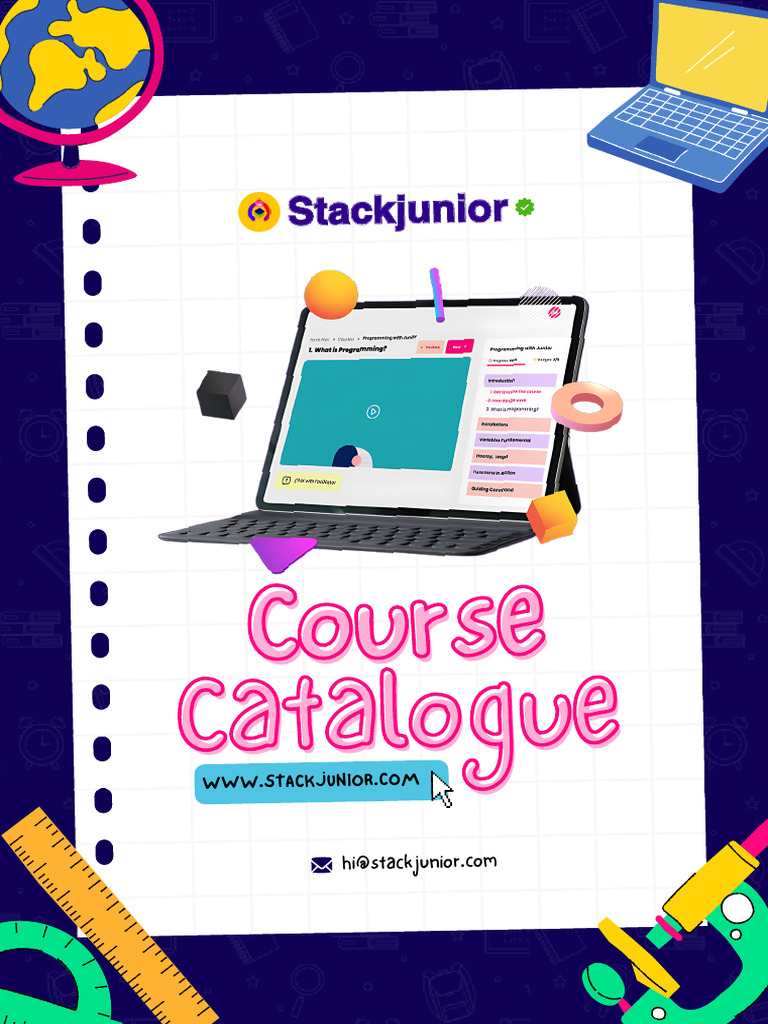 Stackjunior Course Catalog 2025 | PDF | Artificial Intelligence | Intelligence (AI) & Semantics