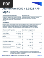 Aluminium 3.3547 Data Sheet | PDF