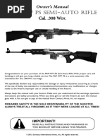 Tokarev TBP Owners Manual | PDF | Firearms | Shotgun