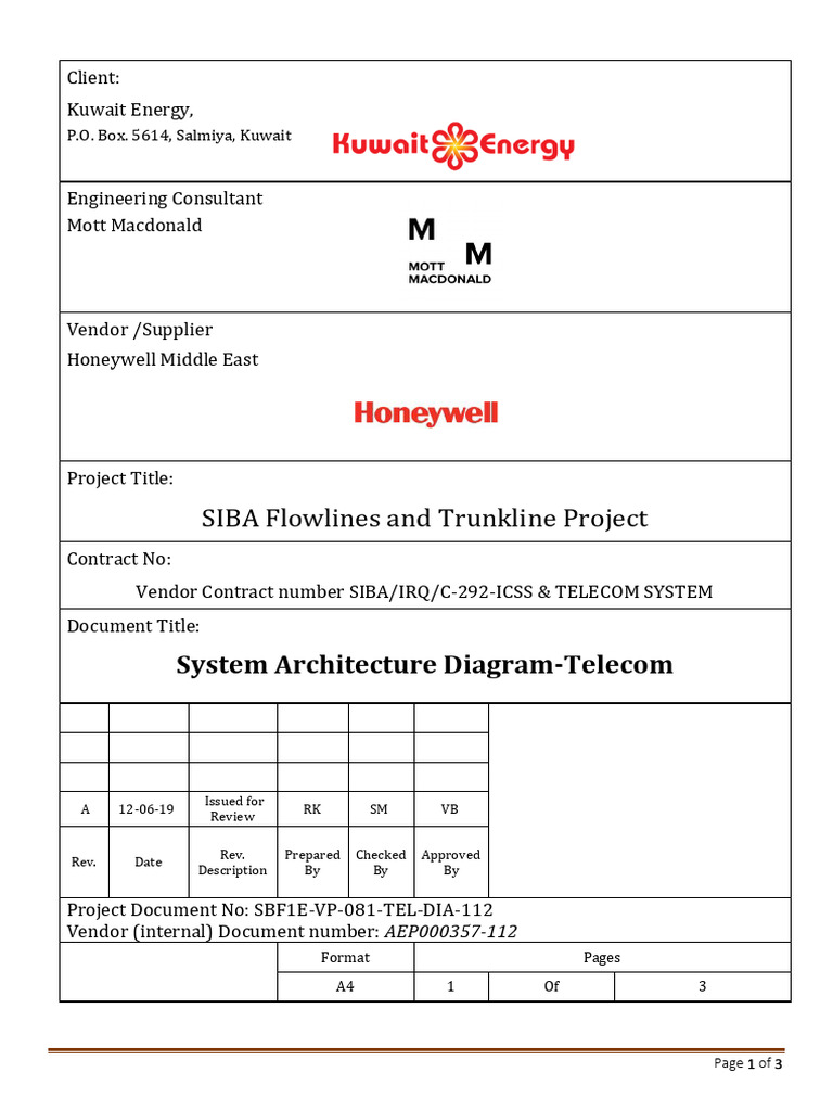 Telecom System Architecture for SIBA | PDF | Telecommunications ...