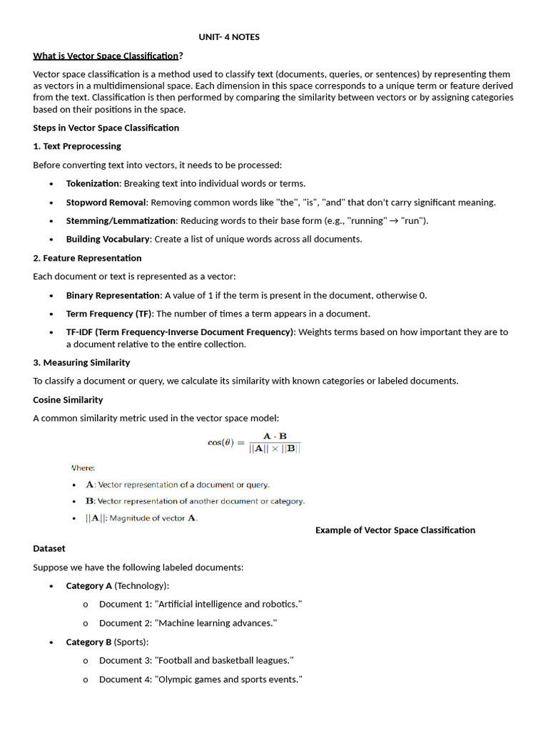 Vector Space Classification Explained | PDF | Support Vector Machine ...