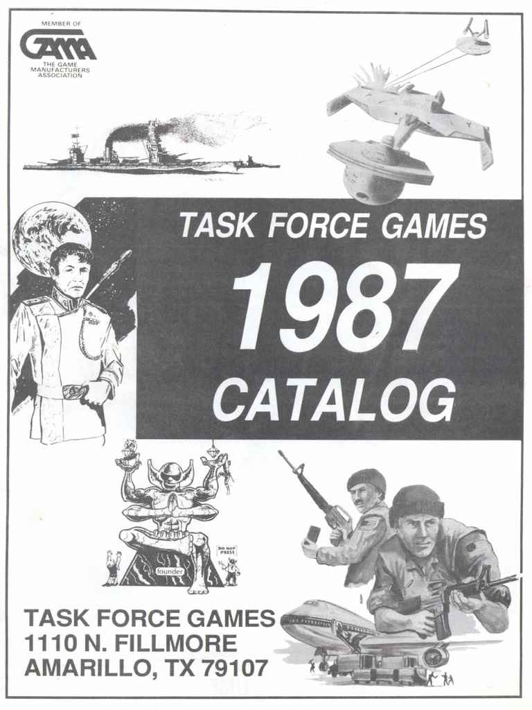 Task Force Games 1987 Catalog | PDF