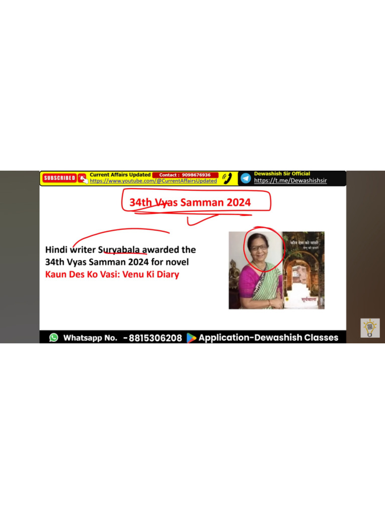 2024-25 Current Affairs | PDF