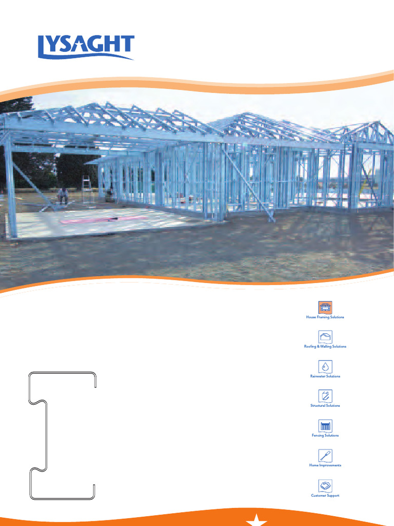 LysaghtSupraframe 75mm Open Stud W33N Wall | PDF | Truss | Bridge