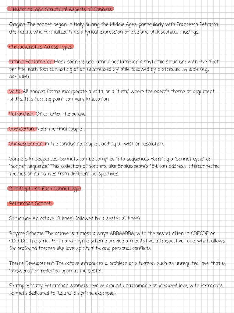 Sonnets | PDF