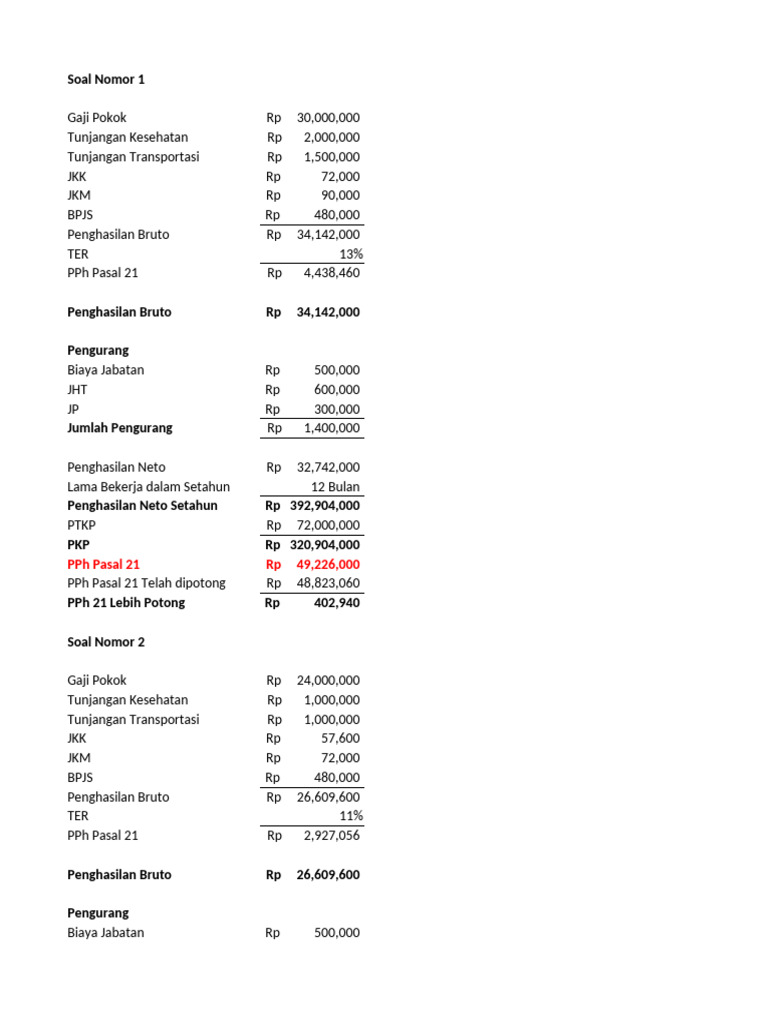 Latihan Uts 2021 | PDF
