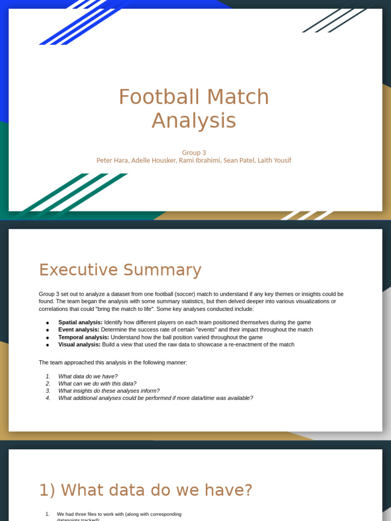 Football Match Analysis | PDF