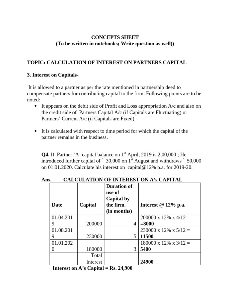 Ioc Calculation 14.7.23 | PDF | Interest | Money