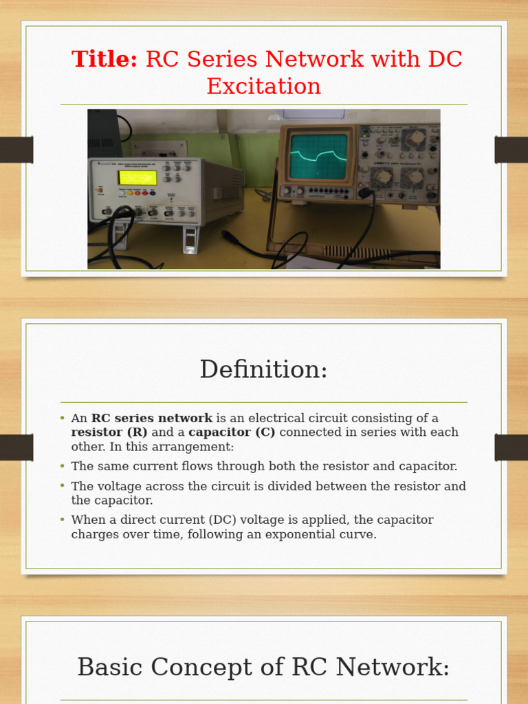 Presentation 1 | PDF | Capacitor | Electrical Network