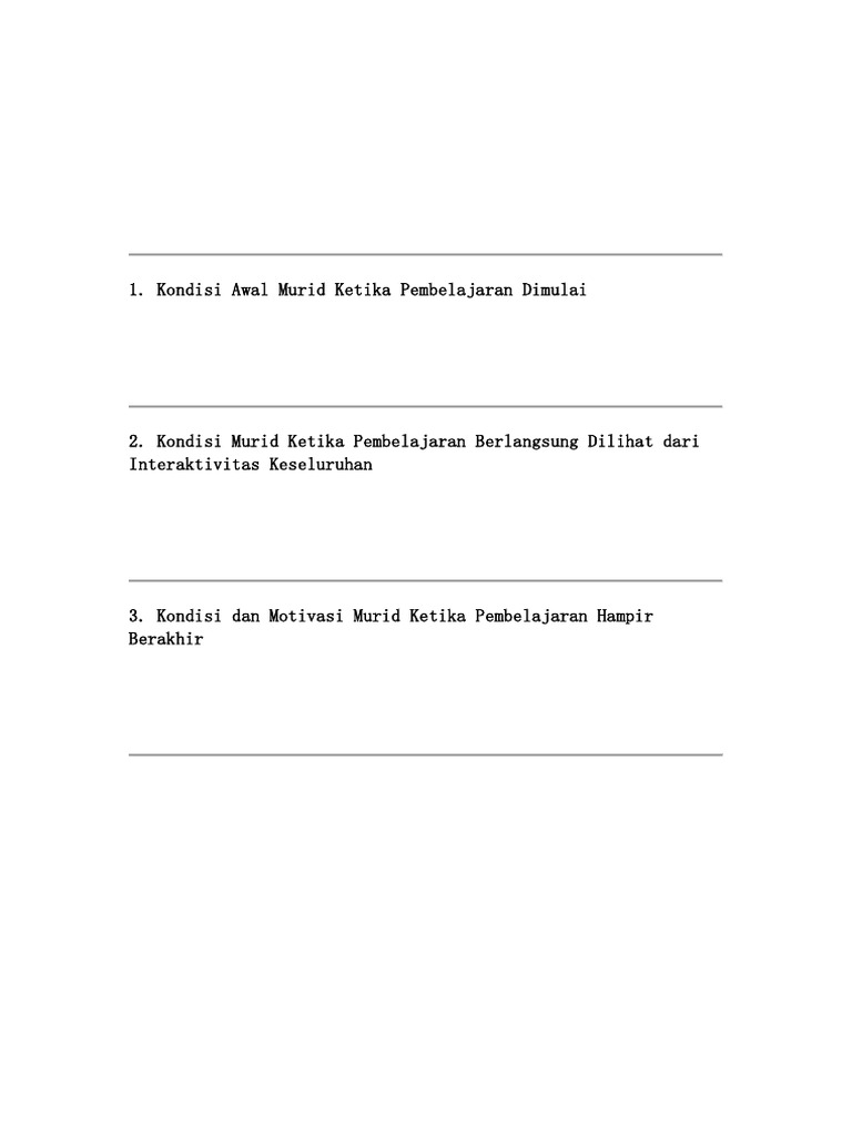 Isian Instrumen Deep Learning | PDF